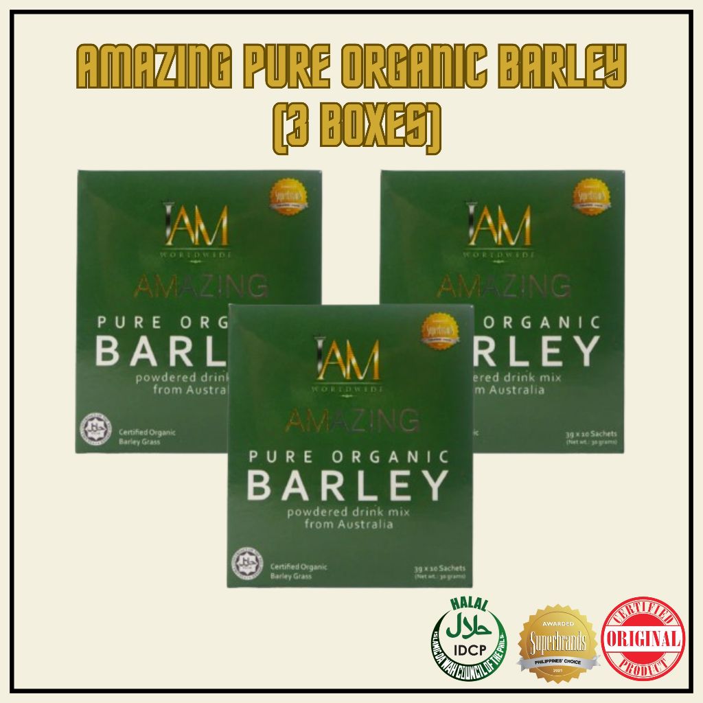 Amazing Pure Organic Barley Powdered Drink Mix by I AM Worldwide (3 ...