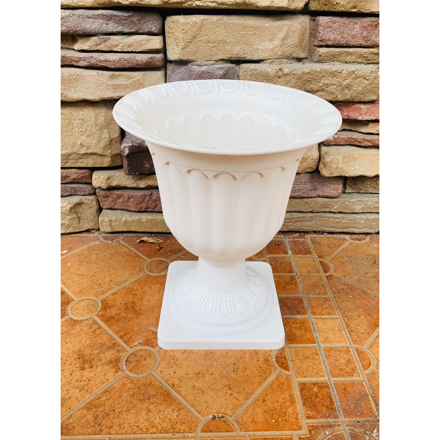 SOLASTA Large Modern Decorative Plastic Flower Copa Vase Pot for Garden ...
