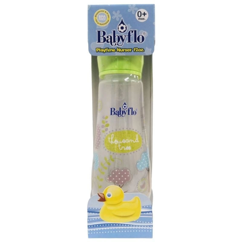 Babyflo Playtime Nurser 12 Oz. Feeding Bottle BPA Free Huge Capacity ...