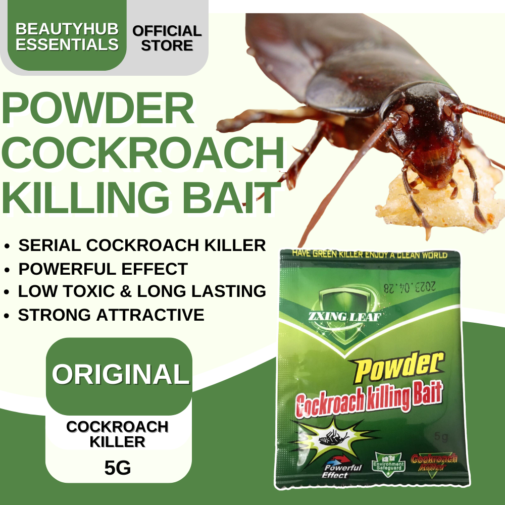 Effective Green Leaf Powder Cockroach Killing Bait -- pests insect bugs ...