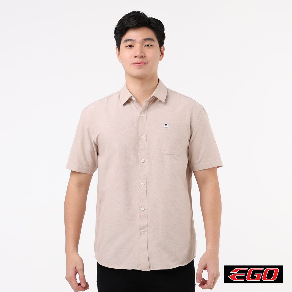Ego Woven Oxford Polo Short Sleeve EMT04-0682 | Shopee Philippines