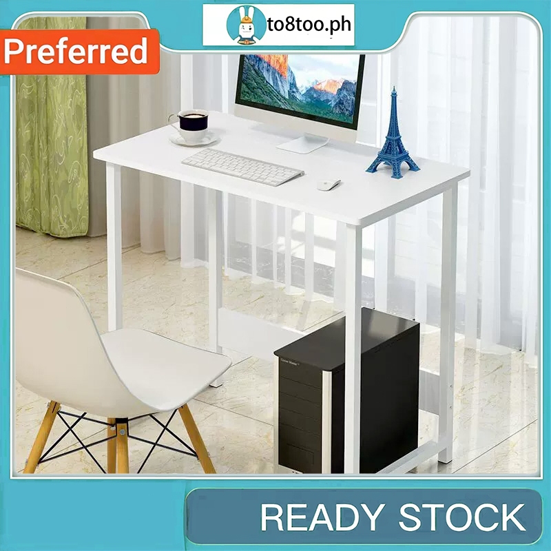 〽️COD〽️60CM Computer Desk Minimalist style Wooden Space Saver Study ...