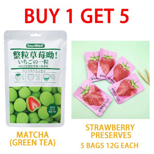 Tony's Premium Strawbery Chocolate( Freeze Dried Strawberry in ...