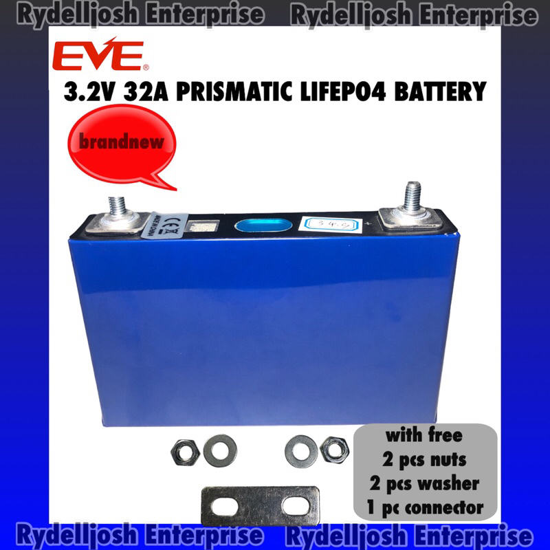 EVE LF32 LIFEPO4 3.2v 32AH 100% brandnew | Shopee Philippines