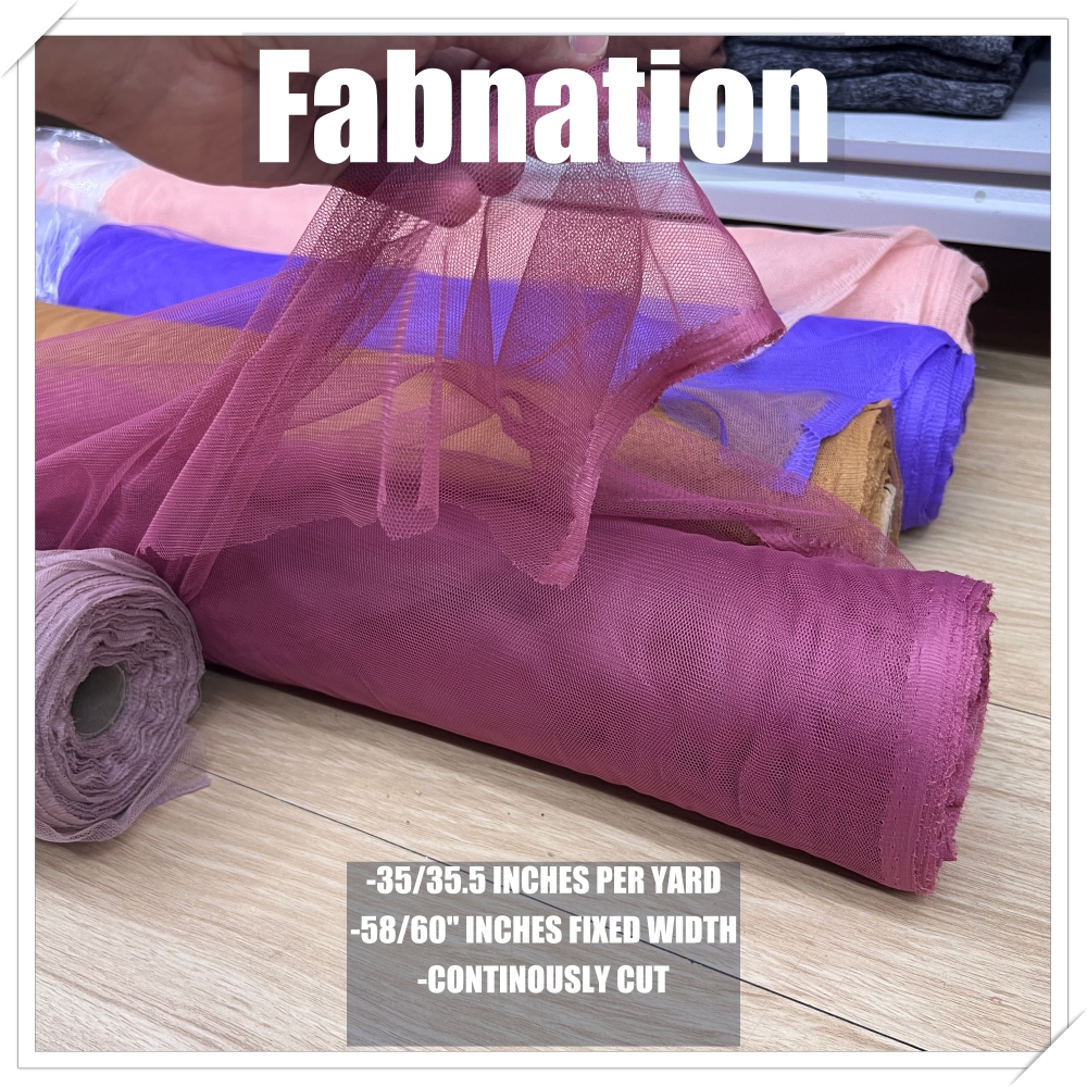 PREMIUM SOFT SILK TULLE Per Yard Fixed 60" Width WHOLESALE AVAILABLE ...
