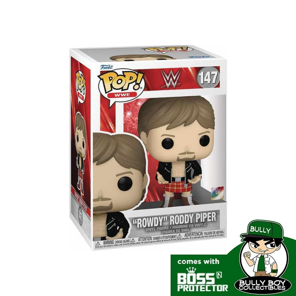 Funko POP! WWE: Rowdy Roddy Piper 147 With Boss Protector | Shopee ...