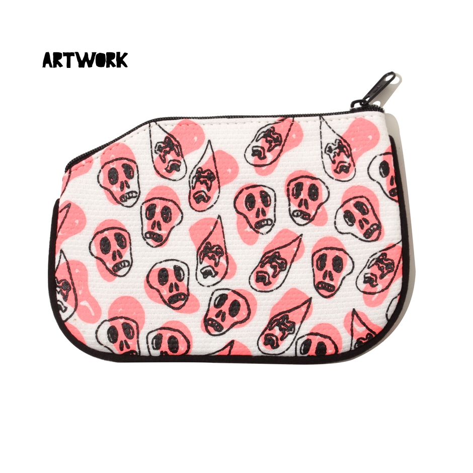 ARTWORK Ghost Skulls (Coin Purse) | Shopee Philippines