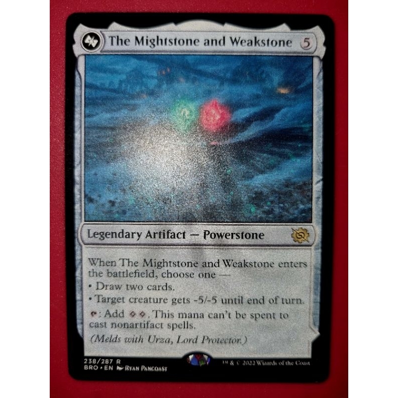 MTG The Mightsone and Weakstone BRO (Nonfoil) | Shopee Philippines