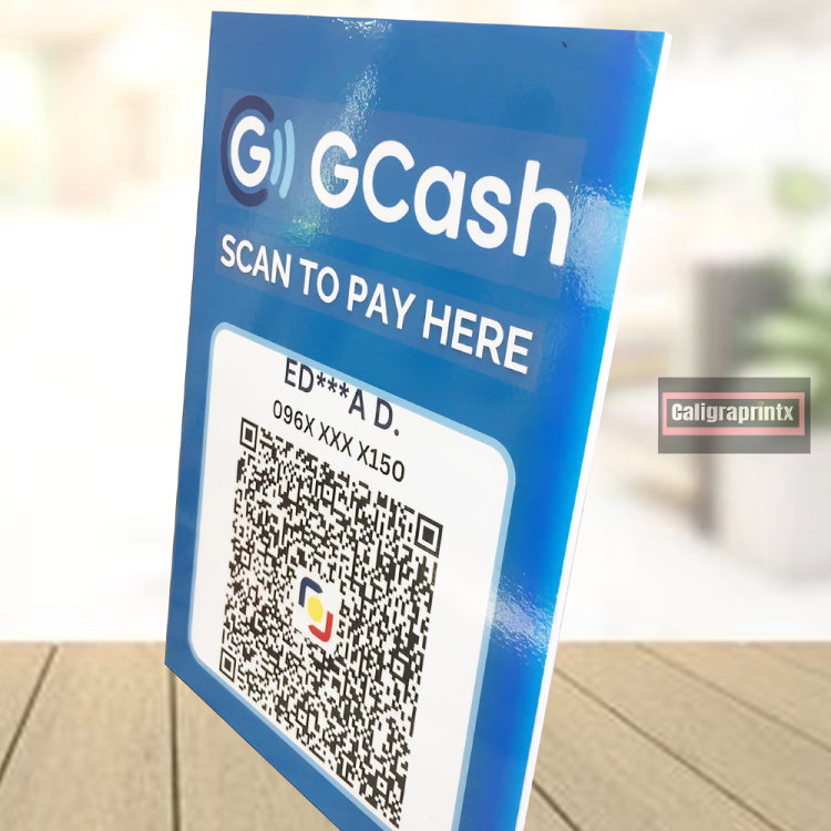 GCASH / BANK QR CODE SCANNER BOARD | SINTRA BOARD MANY MORE | Shopee ...
