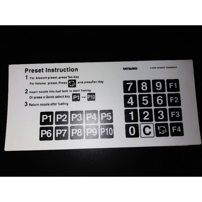 Sda SDB keypad sticker 3m tatsuno | Shopee Philippines