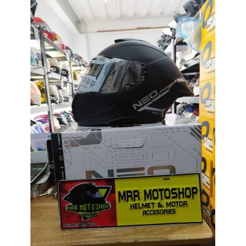 spyder neo ronin matteblack fullface helmet | Shopee Philippines