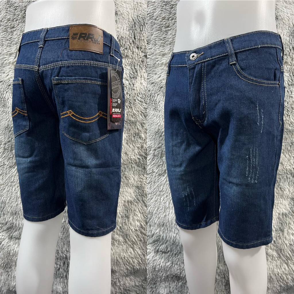 COD RRJ short tattered denim shorts for mens | Shopee Philippines