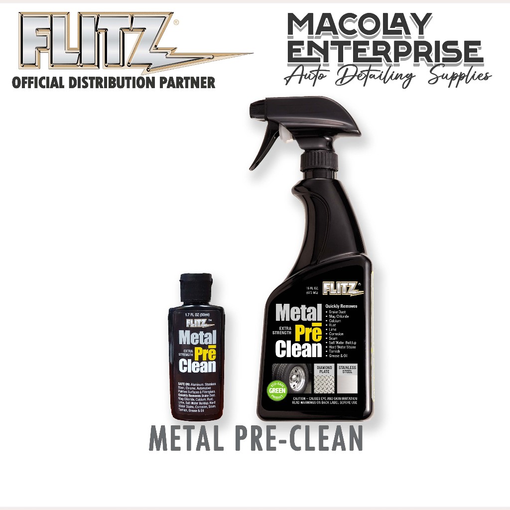 FLITZ Metal Pre-Clean non-acid cleaner Aluminum Pre Clean Macolay ...