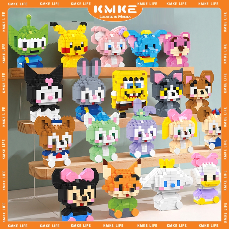 Cute Anime Mini Building Blocks Assembled Small Particles Toys For Kid ...