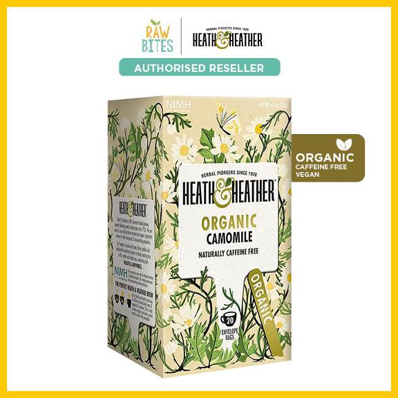Heath & Heather Organic Chamomile Tea 20g/20bags (Caffeine Free, Gluten ...