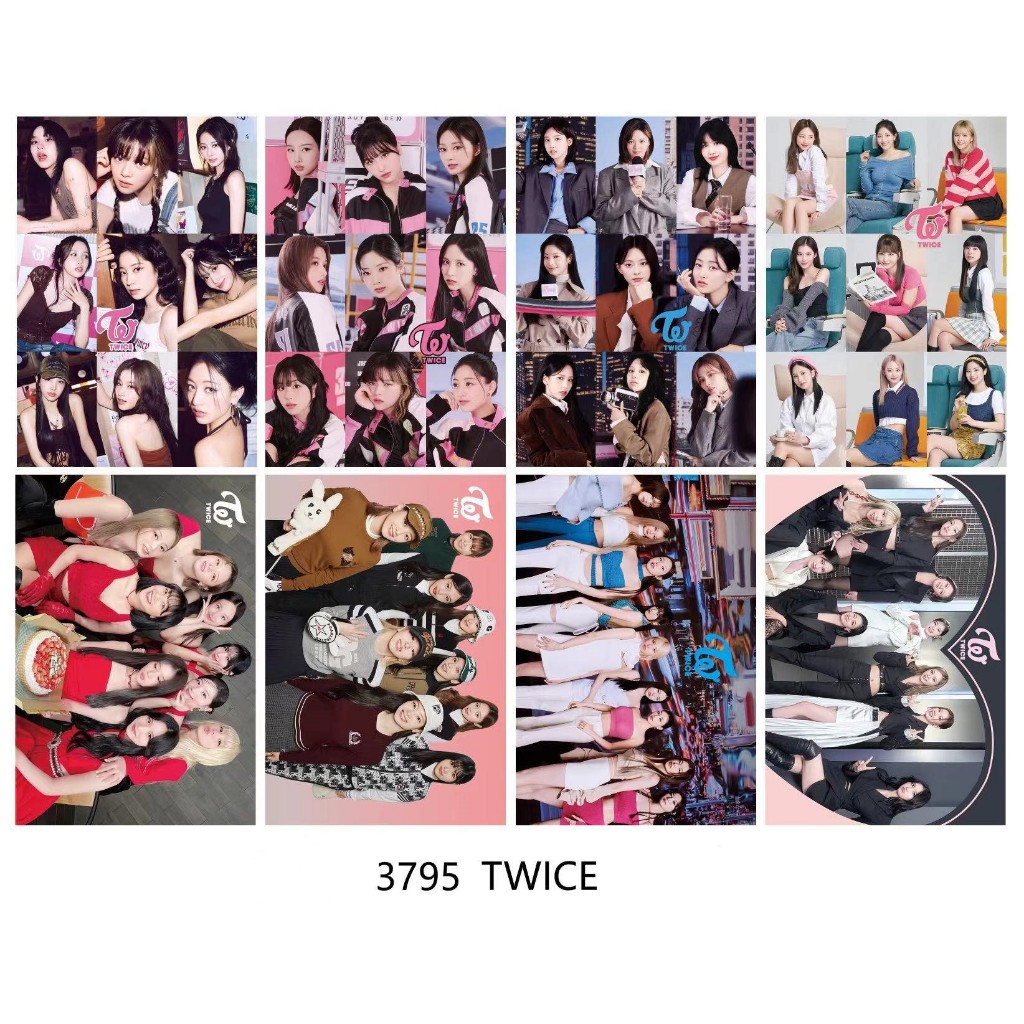 TWICE POSTERS 8 PIECES Kpop A3 SIZE 29 cm X 42 cm High Quality | Shopee ...