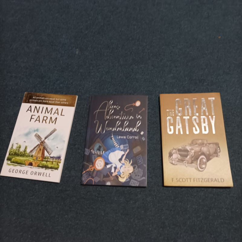 Great Gatsby Alice in Wonderland Animal Farm George Orwell Classic ...
