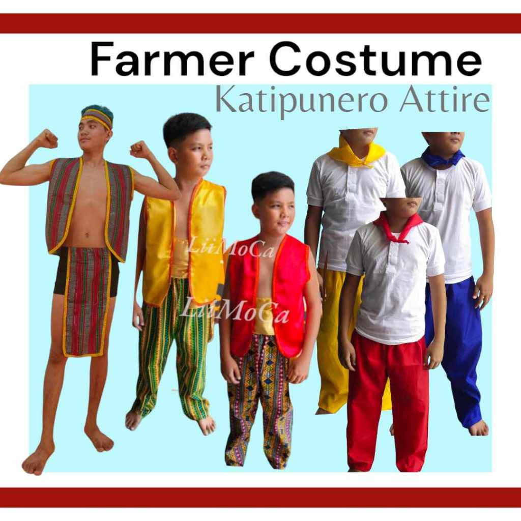 L.CO farmers costume/ katipunero costume/ filipino attire//ILOCANDIA ...