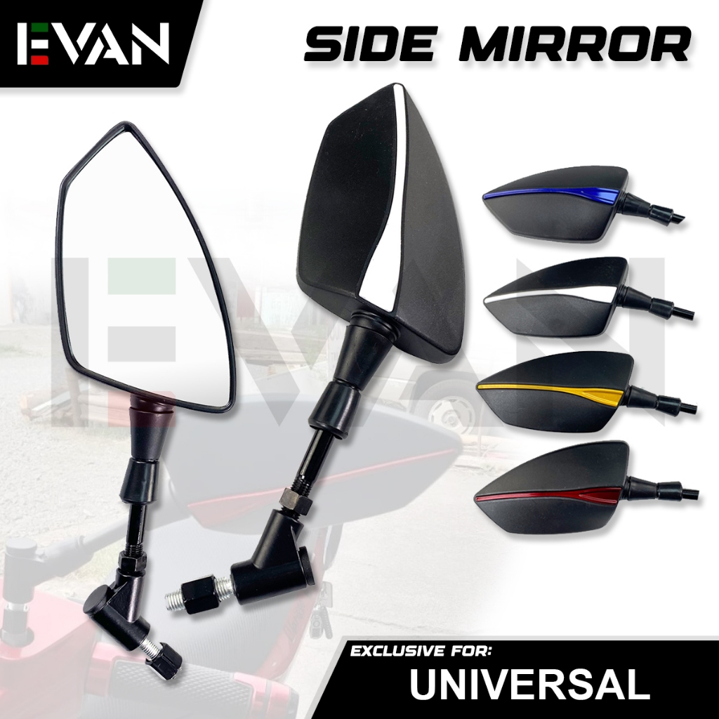 EVAN.PH Rearview Side Mirror Thailand Design (Honda/Yamaha) Universal ...