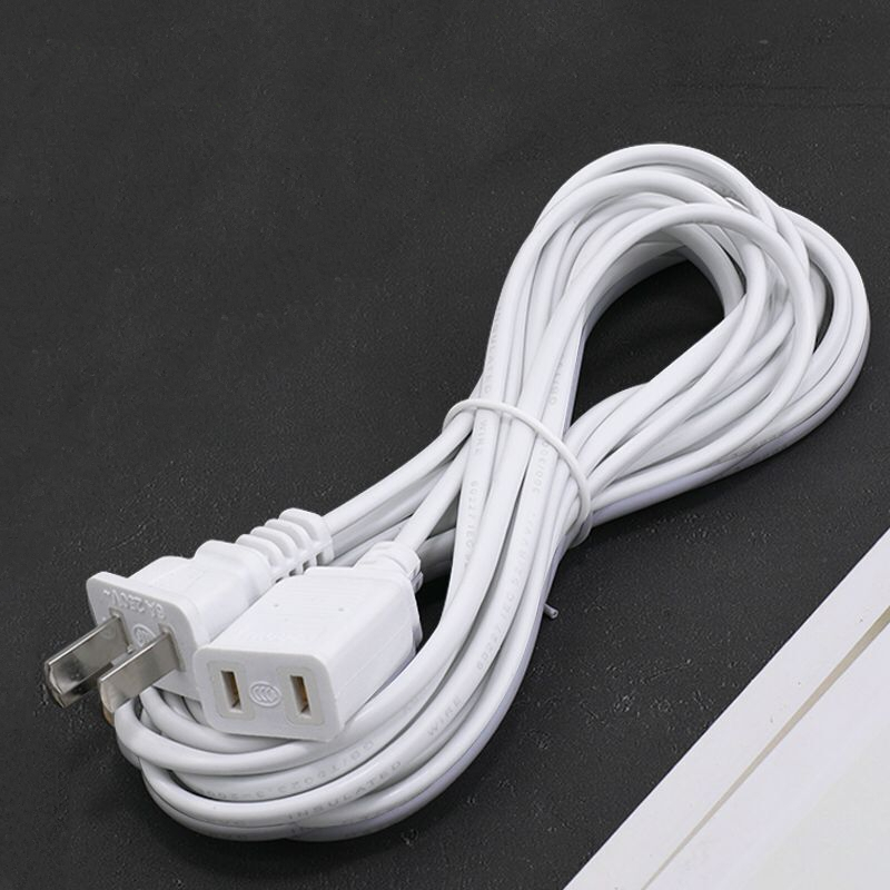 Two-Plug Power Extension Cord 3 Meter Power Cord Extension 2 Pin Dual Portable Wire Extension 3M ...