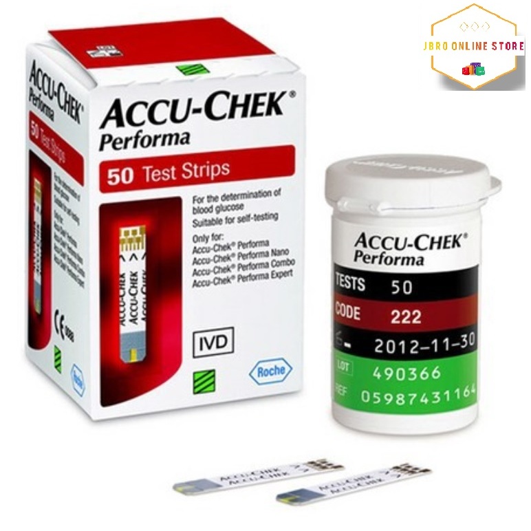 Accu-Chek Performa 50 Test Strips Sheets / Accu Check Perfoma Strips 50 ...