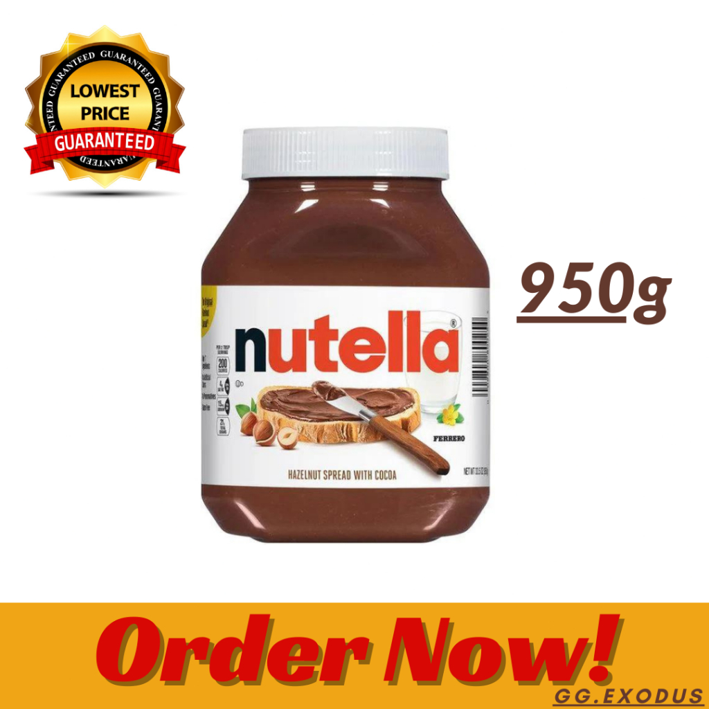 Nutella chocolate 950g - biggest jar | Shopee Philippines