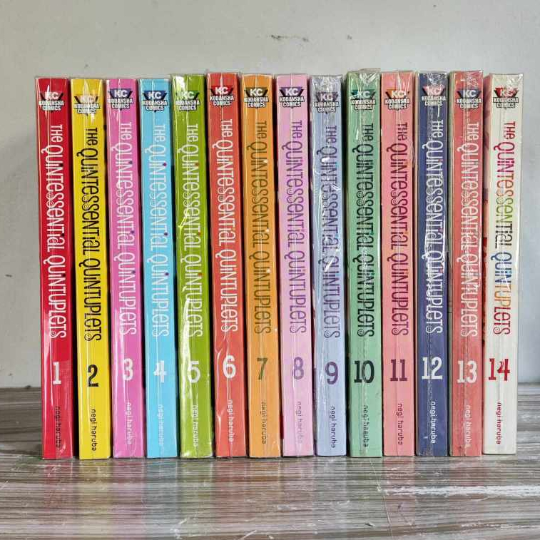 The Quintessential Quintuplets Complete Set Vol 1-14 Manga by by Negi ...
