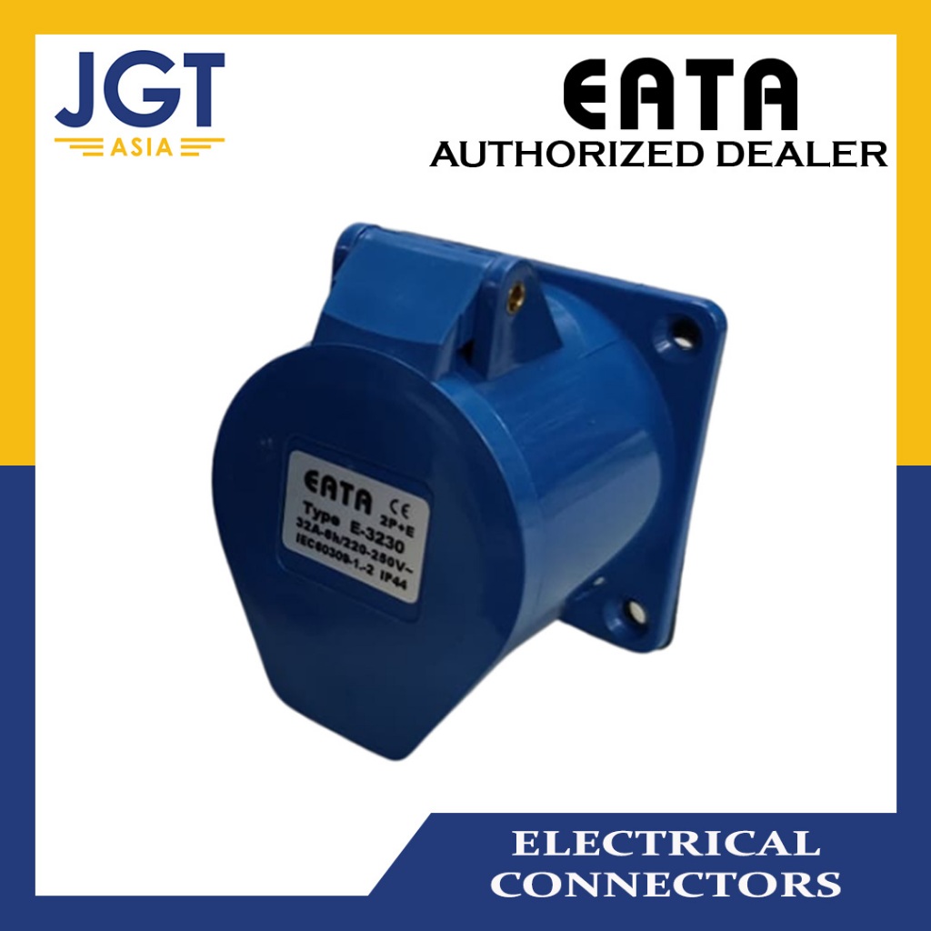 Eata IP44 Female Chassis Electrical Connector (16 Ampere or 32 Ampere ...