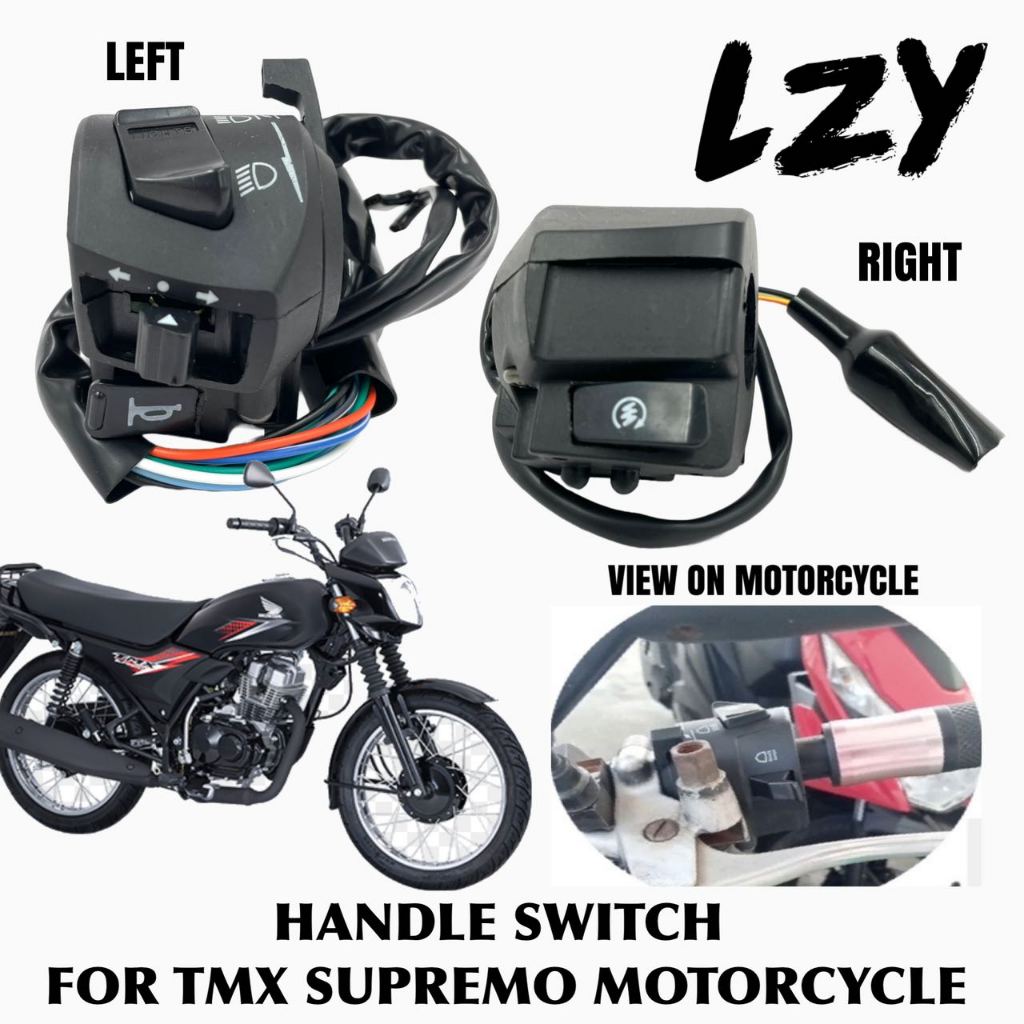 LZY 1pair TMX SUPREMO Handle Switch Assembly Set Motorcycle | Shopee ...