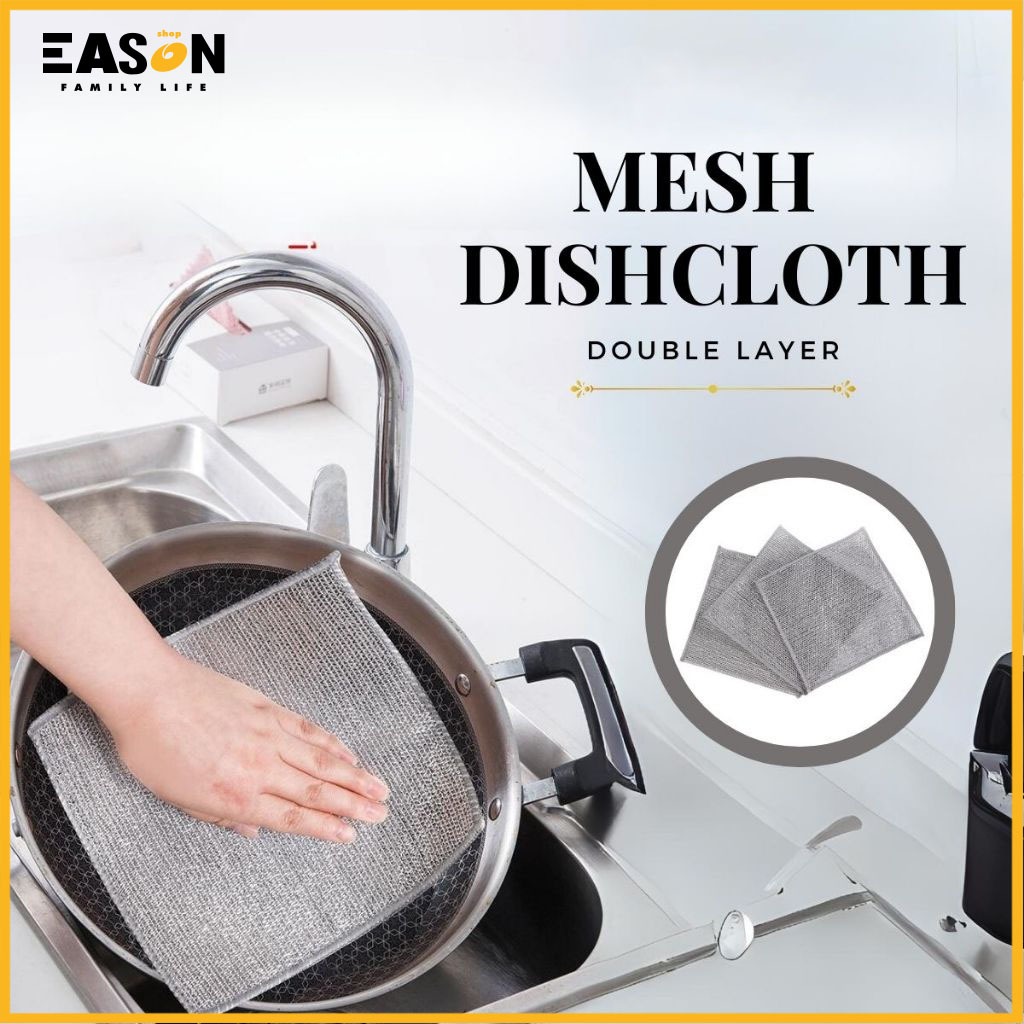 1Pcs Kitchen Non-stick Oil Dish Clean Towel Washing Rags ...