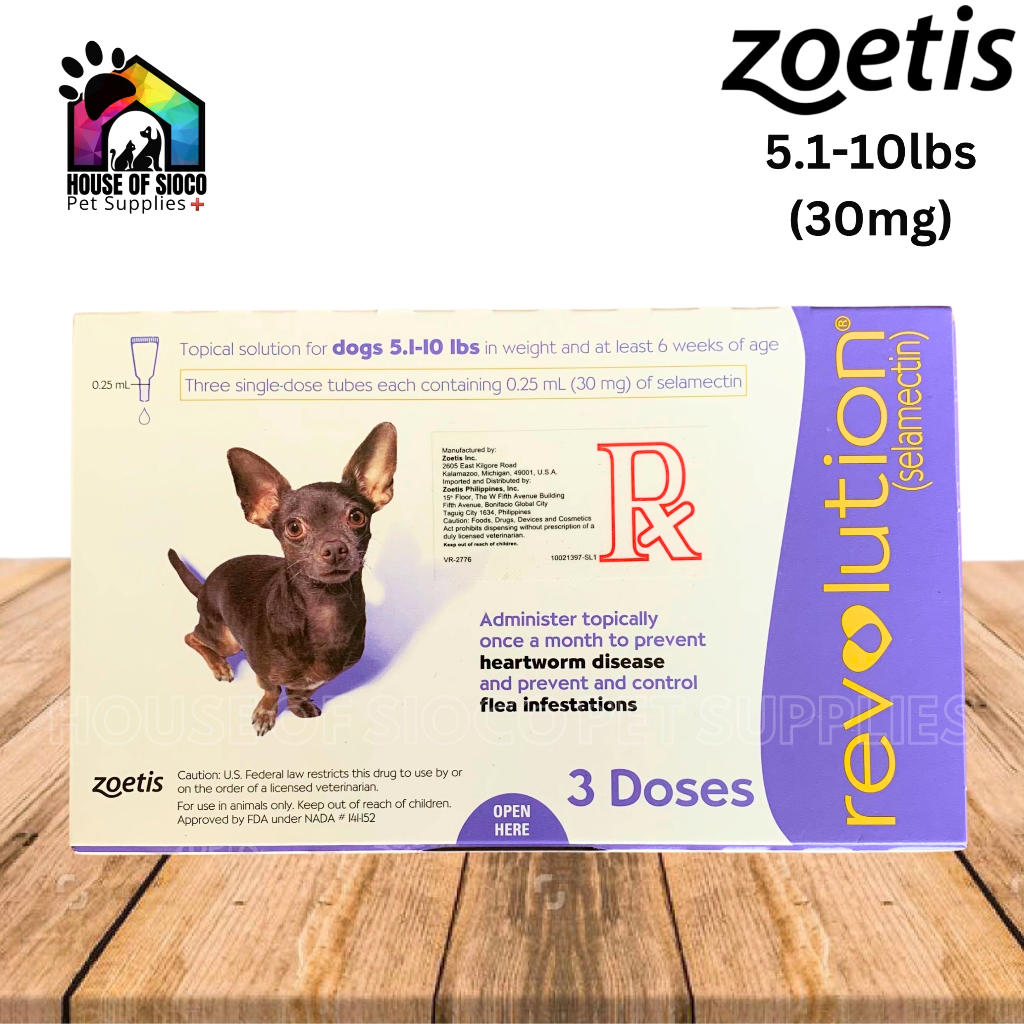 Revolution Topical Solution For Dogs 5.1-10lbs | Shopee Philippines