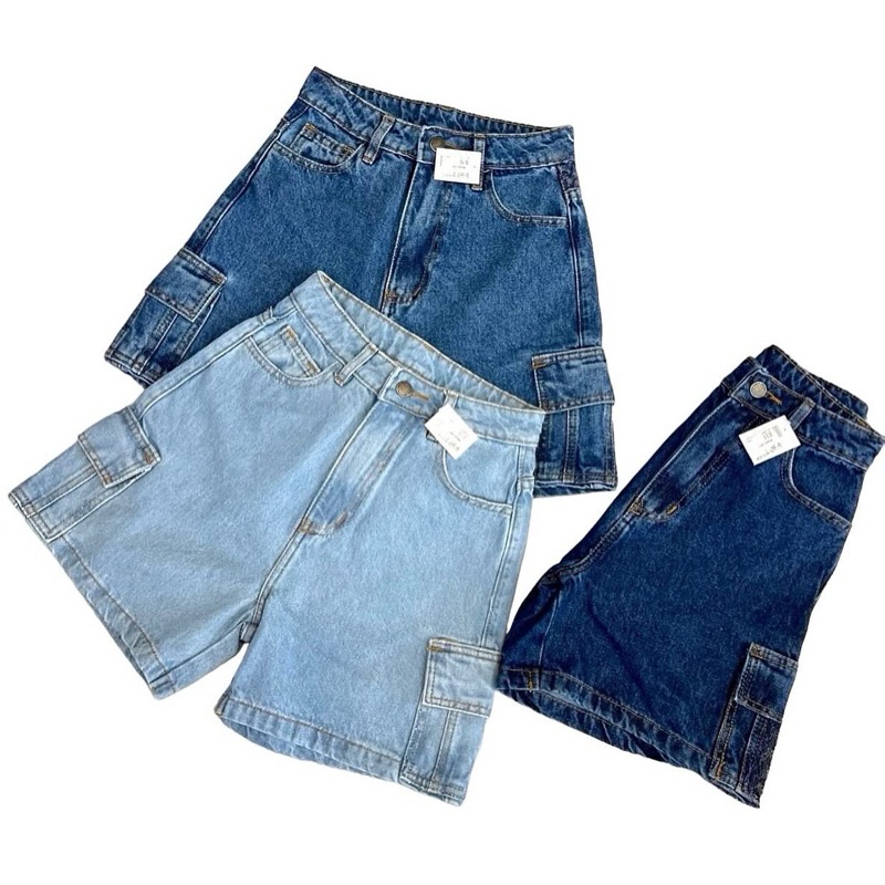 GIRL ALMIGHTY CARGO JORTS | Shopee Philippines