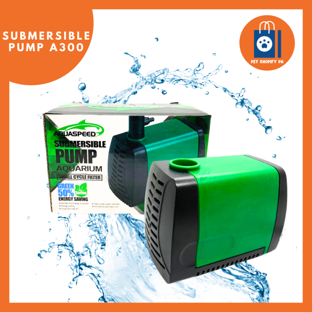 Aquaspeed Submersible Pump A3000 Aquarium Small Cycle Filter 16 Watts ...