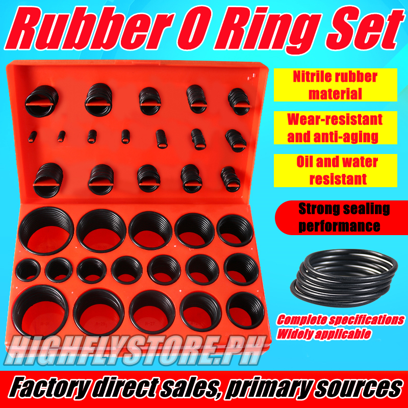 Rubber O Ring Set Kits Assorted Sealing Washer for Automobiles Plumbing ...