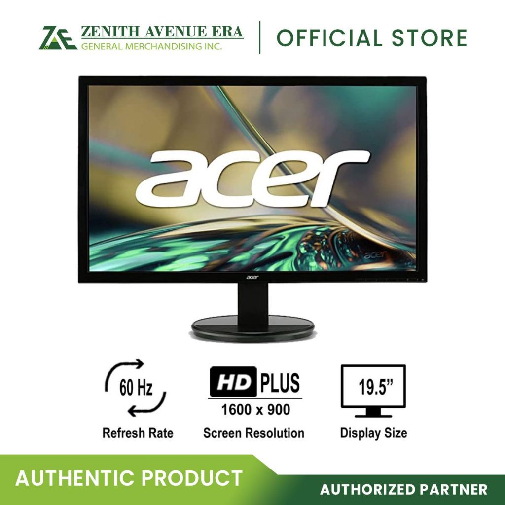 Acer K202HQL bi 19.5 inch Widescreen LCD Monitor | Shopee Philippines