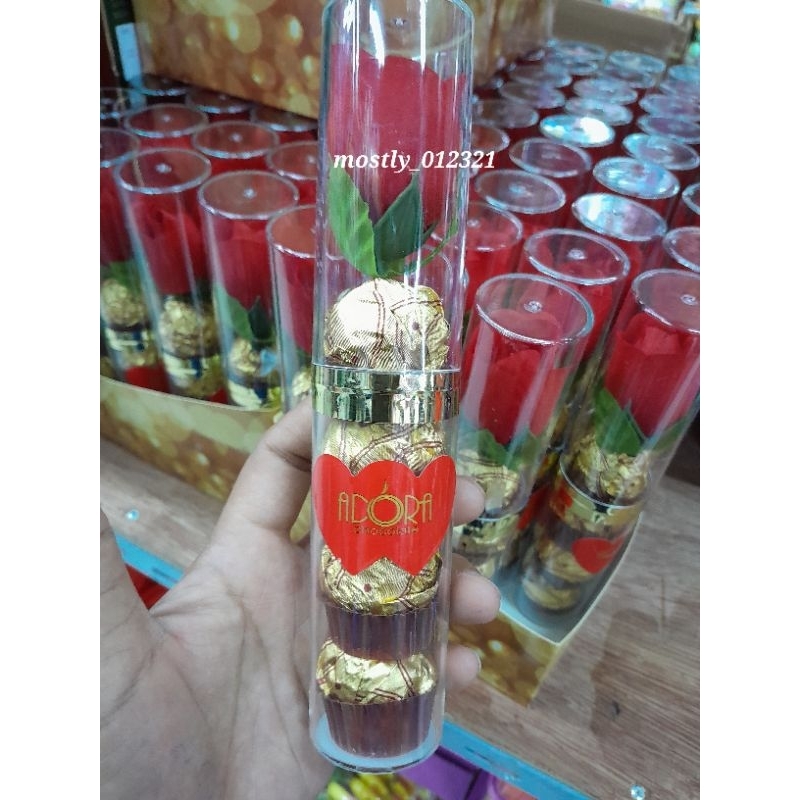 ADORA CHOCOLATE WITH FLOWER | Shopee Philippines