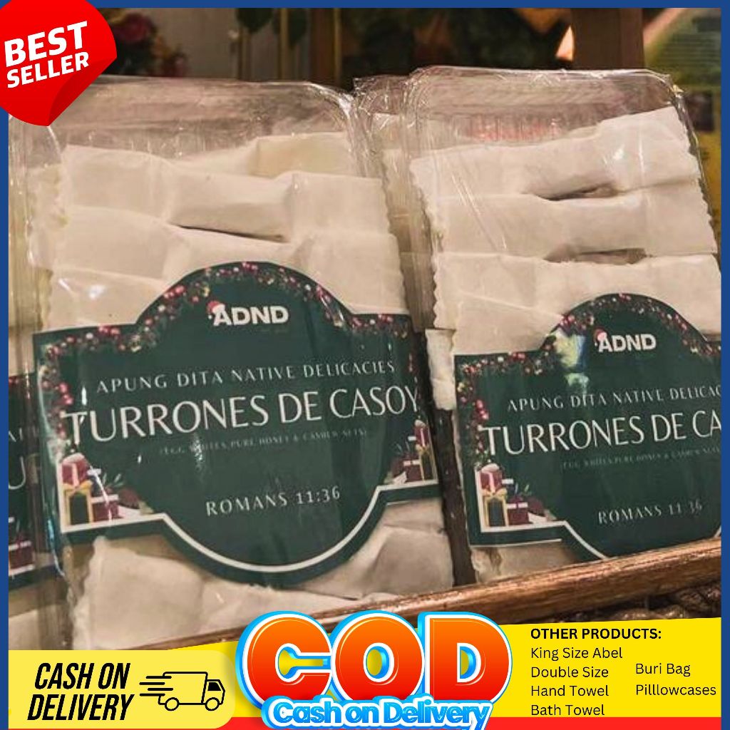 Turrones de Kasoy Pasalubong Filipino Food Turrones de kasoy peanut ...