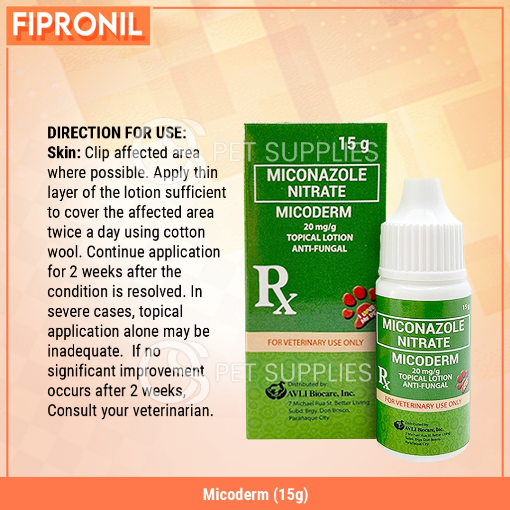 FIPRO-Micoderm Topical Lotion Anti-Fungal Miconazole Nitrate Ear and ...