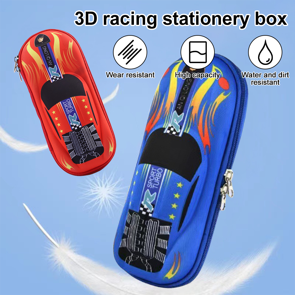 3D Racing Car Style Pencil Cases Waterproof EVA Large Pencil Bag ...