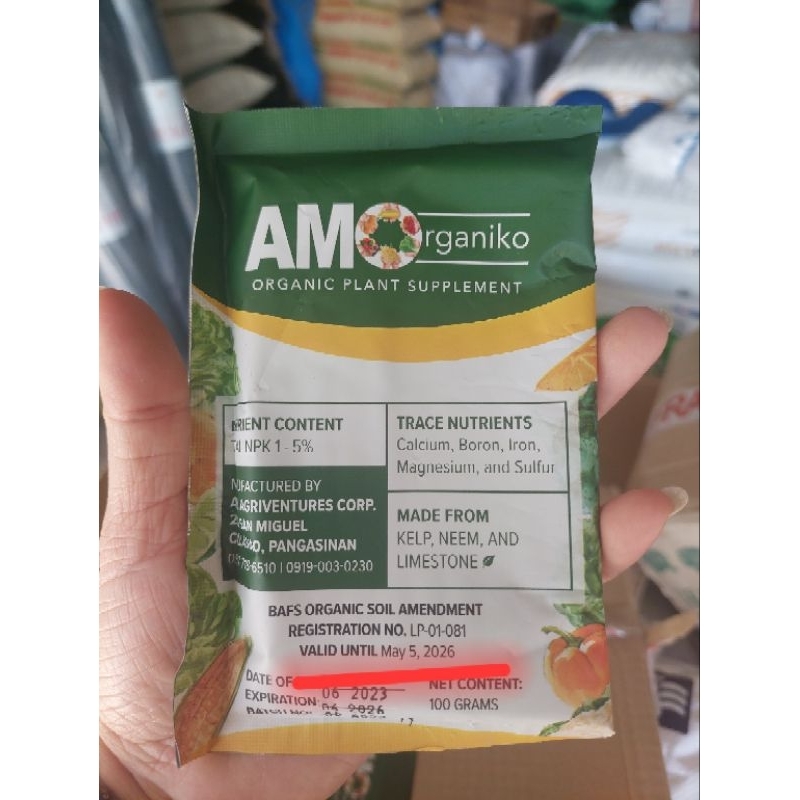 AMO.Plant Supplement 100grams per pack New Packaging | Shopee Philippines