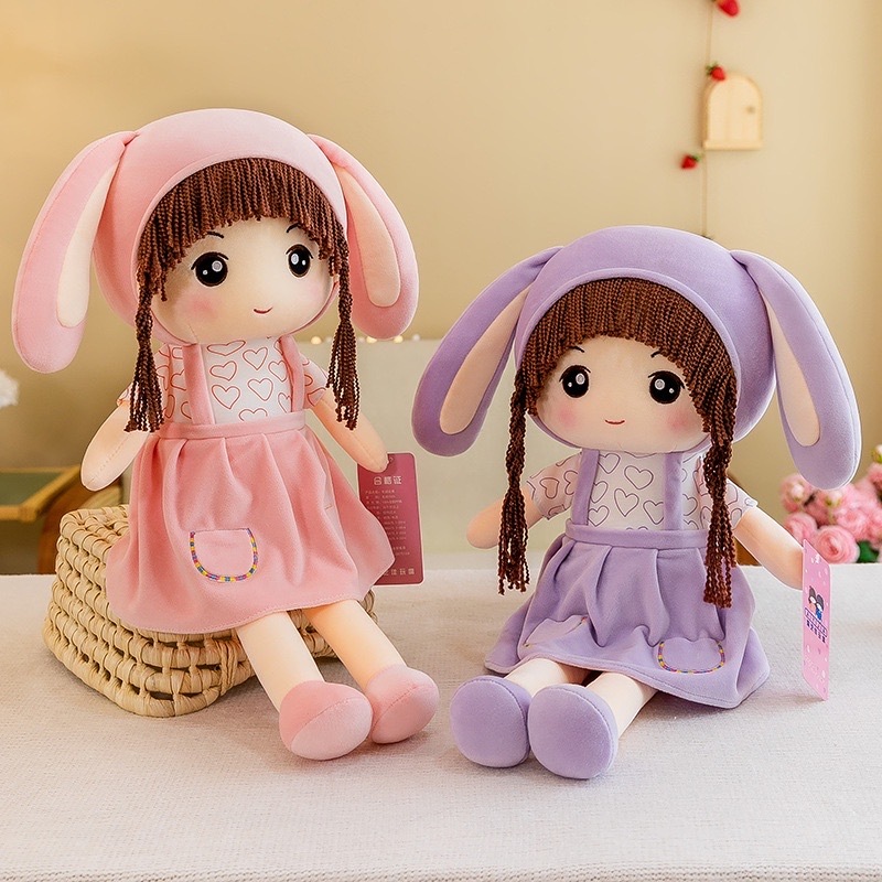 45cm Cute Lop-eared Rabbit Doll Plush Toy Doll Doll Rabbit-Eared ...
