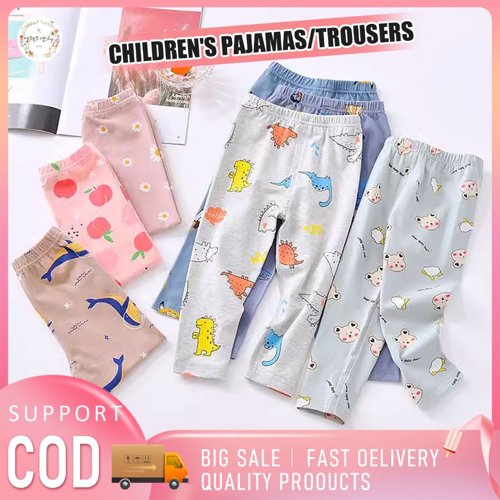 CICI Baby Kids Cute Pajama Sleep Pants For Kids Boy Girl Soft Sleepwear ...