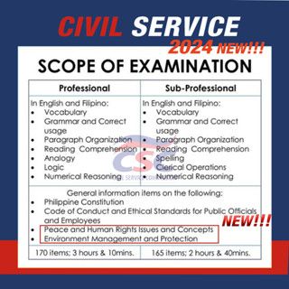CSE civil service reviewer 2024 cse reviewer 2024 cse reviewer edition ...
