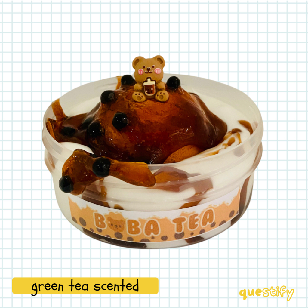 Boba Bear Tea Slime (100g OR 200g) | Shopee Philippines