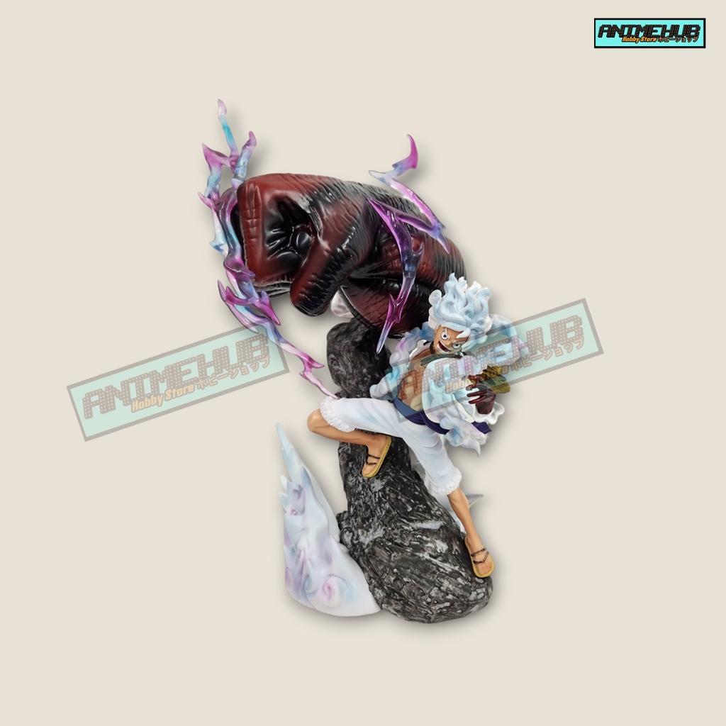 GK THS Knock Off One Piece Luffy Gear 5 Red Roc Red Ver. | Shopee ...