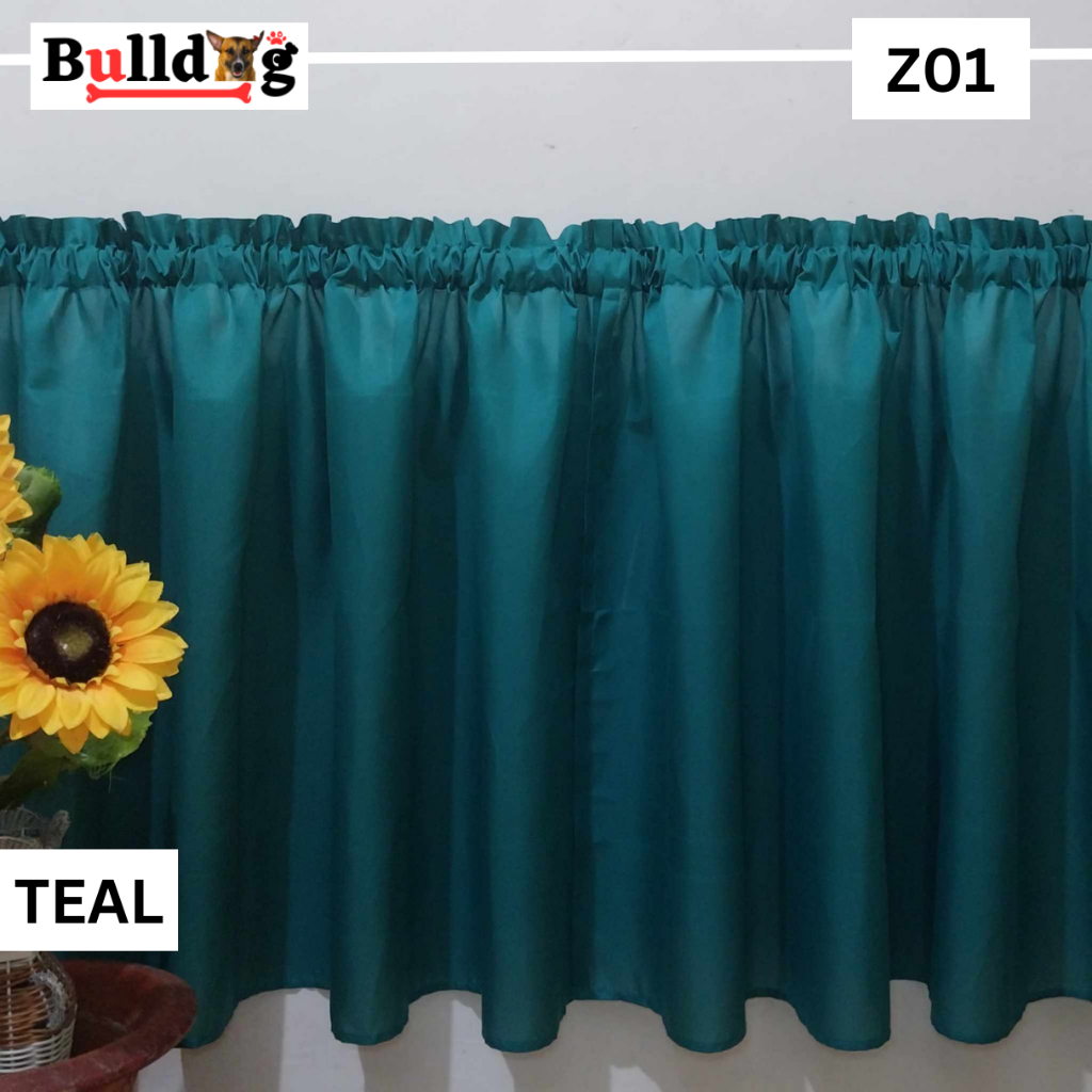 LABABO SINK CURTAIN PLAIN SOLID COLOR NO RUFFLES 60X29 INCHES 1 PC ...