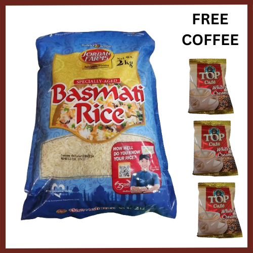 Jordan Farms Basmati Rice 2kg (Expiry : Dec. 2024) | Shopee Philippines