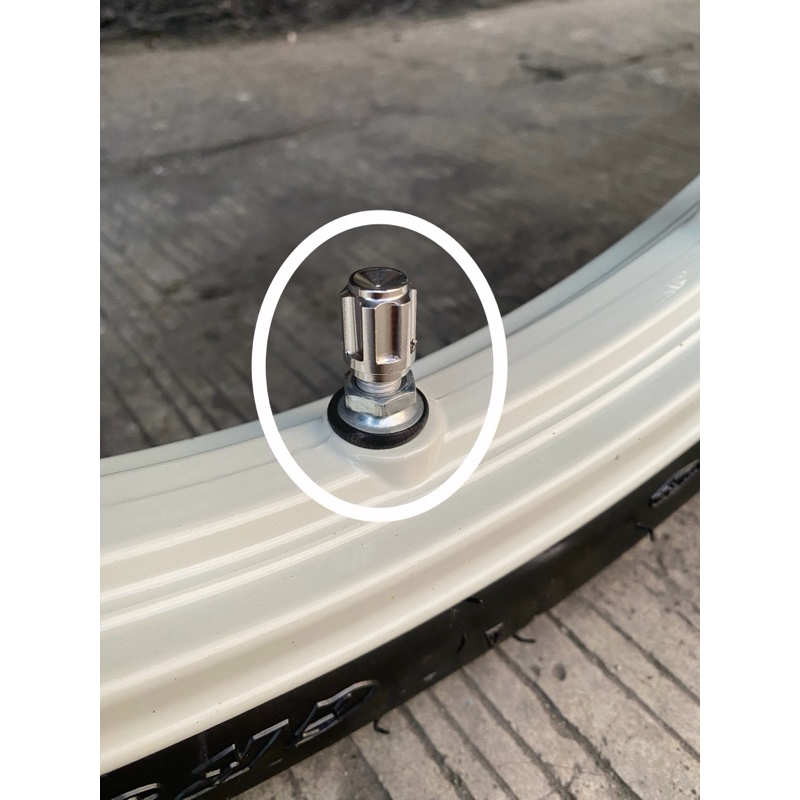 CNC TIRE CAP / PITO CAP STAINLESS 1 PAIR PER ORDER | Shopee Philippines