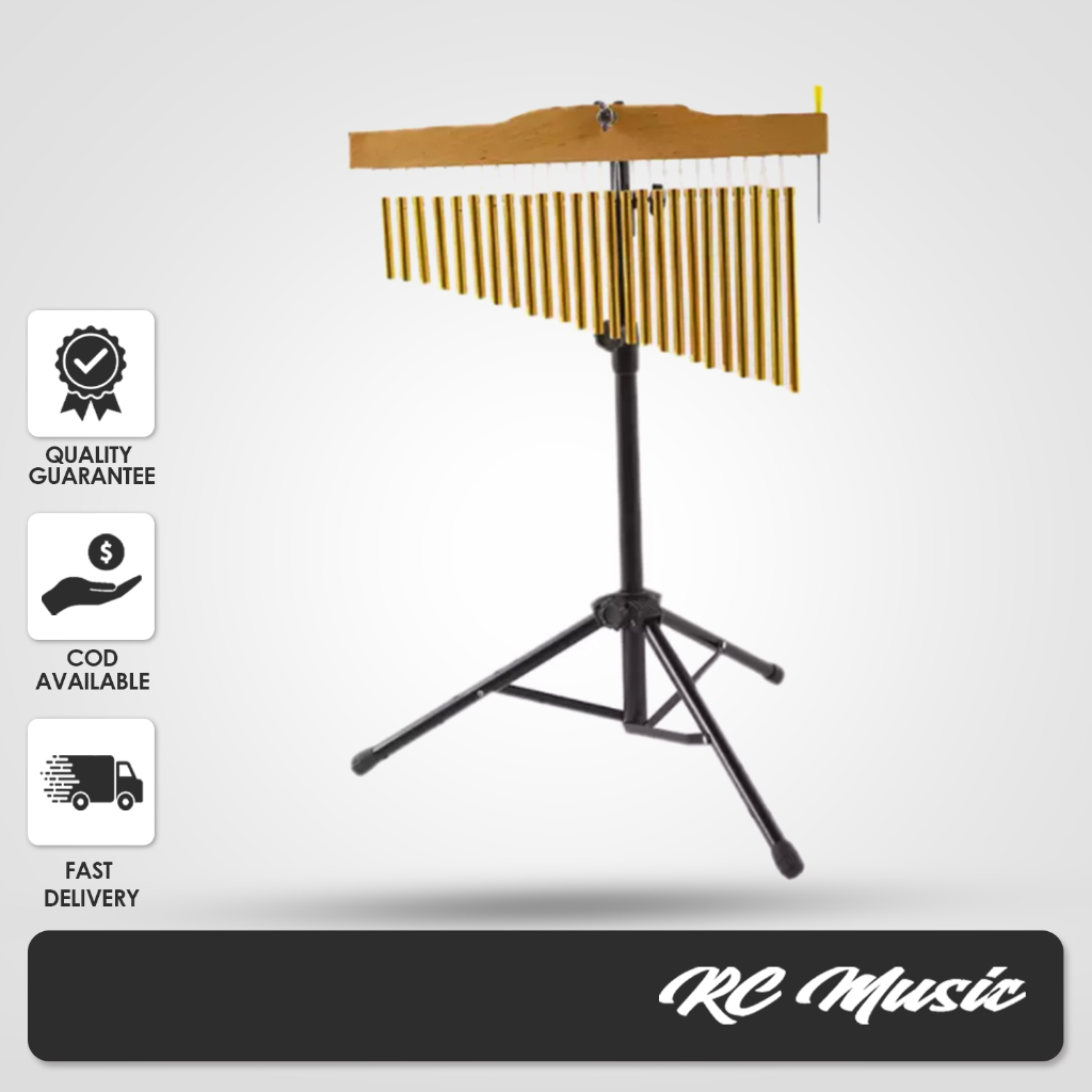 RC Music 25 Tone Percussion Musical Wind Chime with Stand Music ...