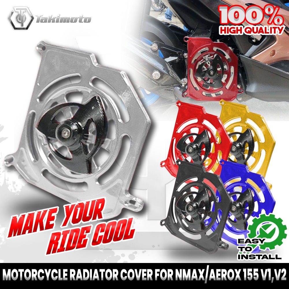 Takimoto Radiator Cover Spinner for NMAX 155 / AEROX 155 2020 | Shopee ...